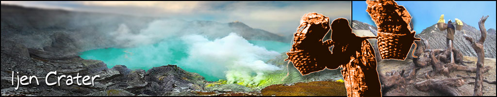 The Location Of Ijen Crater - Kawah Ijen In Bondowso - East Java ...