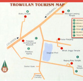 Map of East Java - Peta Jawa Timur - East Java Tourism Map